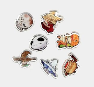 Custom Holographic Pins & Badges - Hamfai