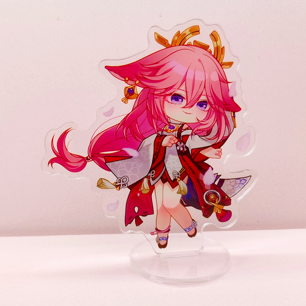 Custom Clear Acrylic Cartoon Standee - Hamfai