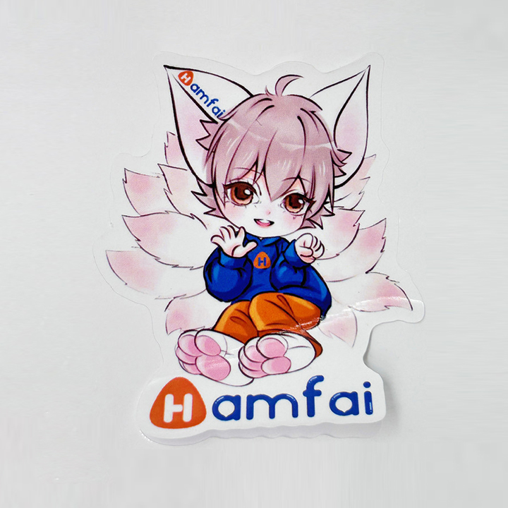 Custom Glossy Stickers - Hamfai