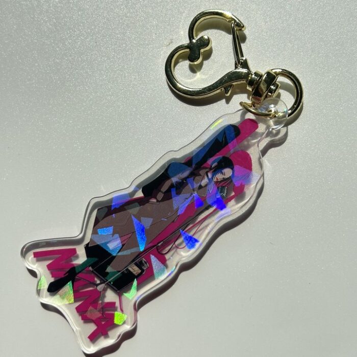 The Cartoon Character Holographic Keychain - Hamfai